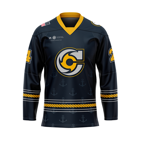 Military Appreciation "Navy" Sublimated Replica Jersey – Cincinnati ...